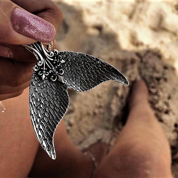 Jewelry | Bohemian Beach Mermaid Fishtail Pendant Necklace | Poshmark